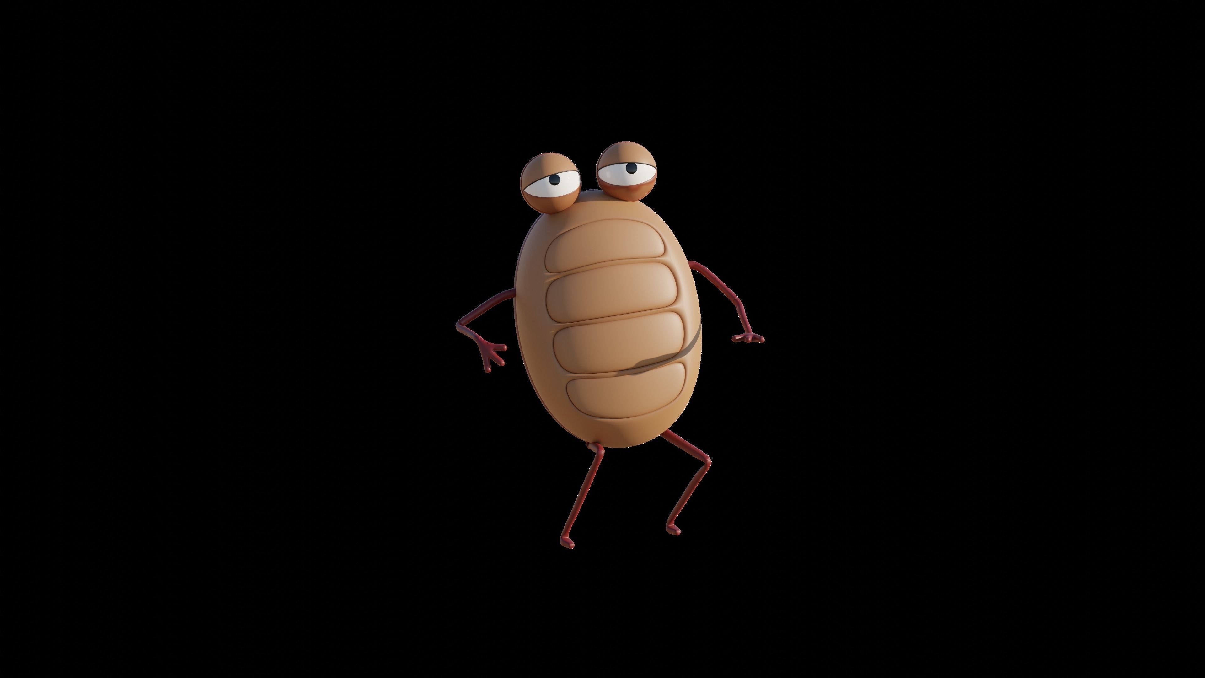 Rigged Cartoon Insect Bug 3D model rigged | CGTrader