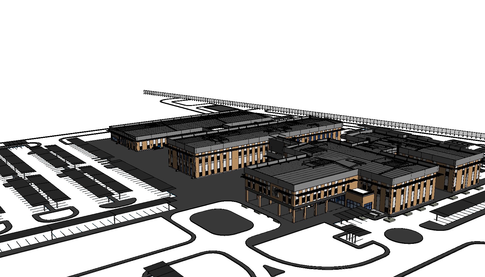 full revit BIM office building 3D model | CGTrader