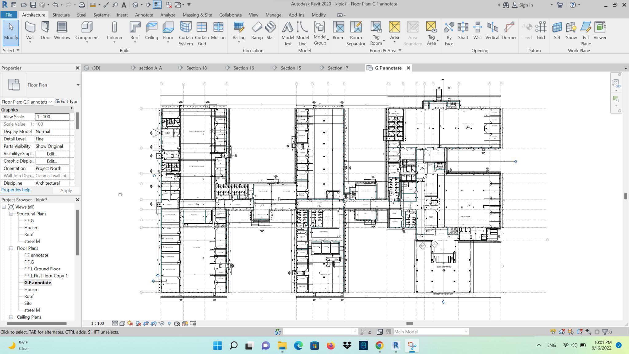 full revit BIM office building 3D model | CGTrader