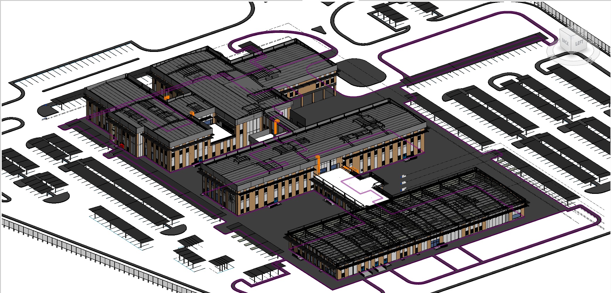 full revit BIM office building 3D model | CGTrader