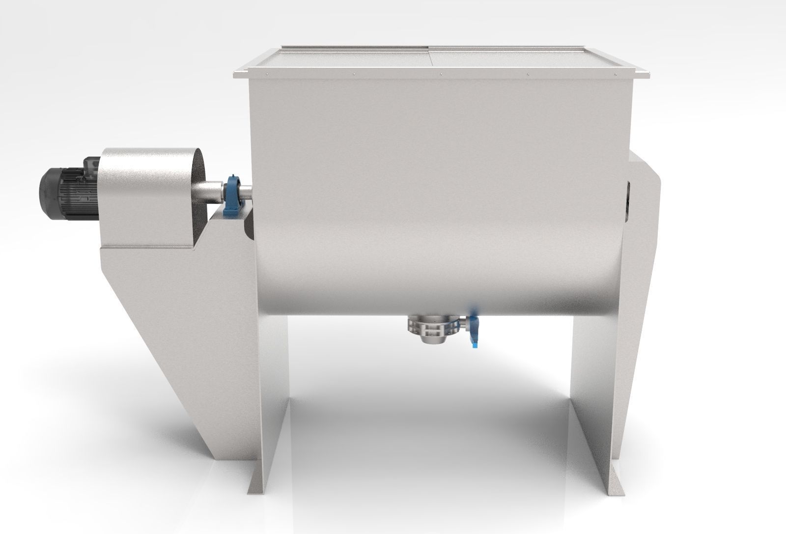 Powder Horizontal Mixer 3D model 3D printable | CGTrader