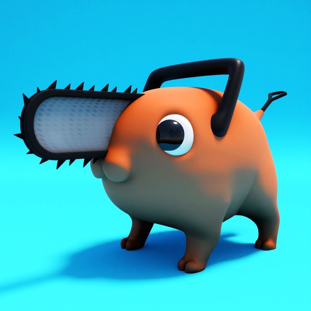 Pochita Chainsaw Man 3D model 3D printable | CGTrader