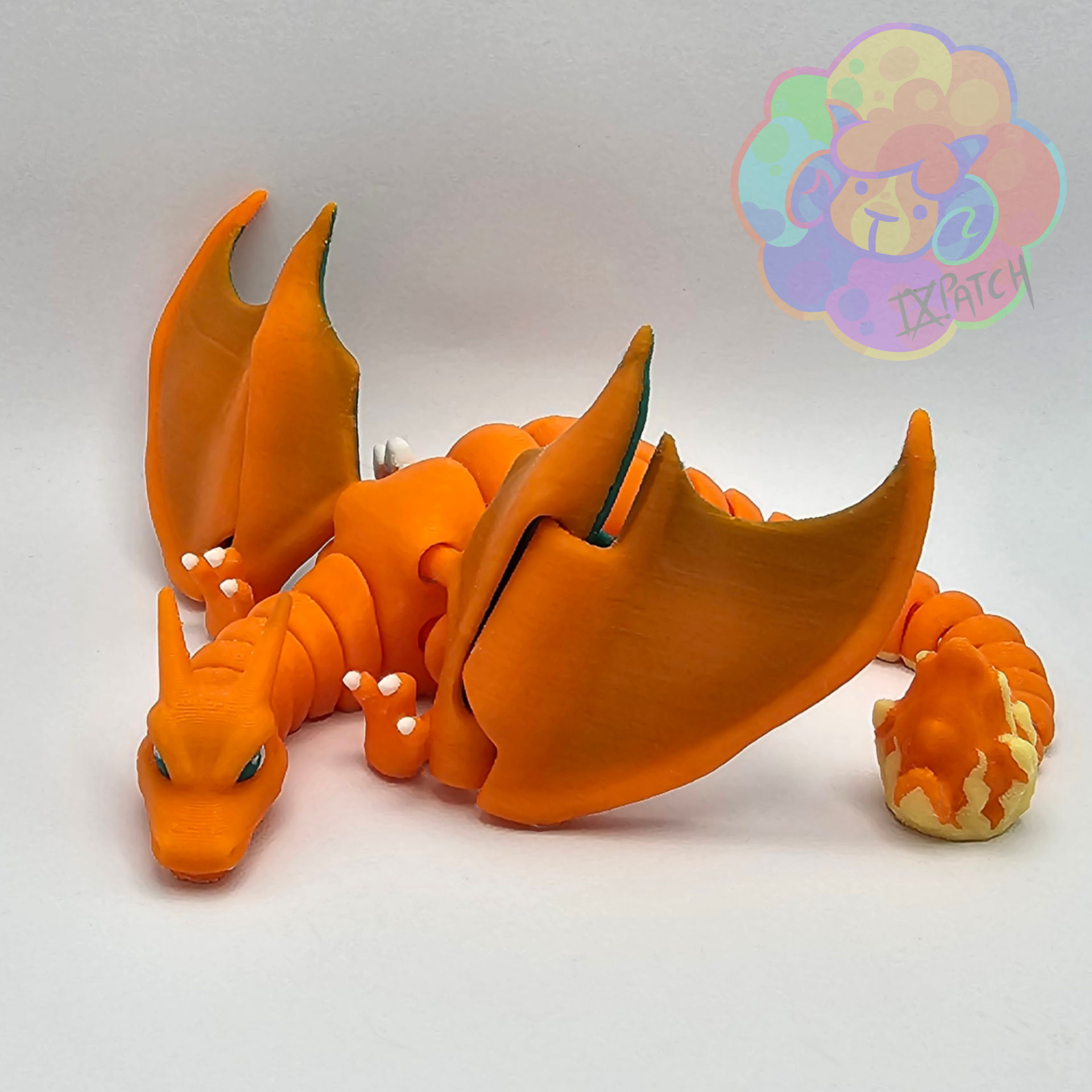 Charizard - Flexi Articulated Pokemon - print-in-place 3D model 3D ...