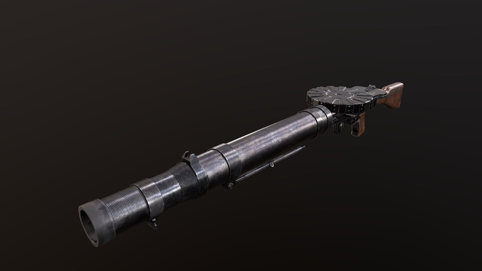 3D model Lewis Machine Gun WW2 PBR VR / AR / low-poly | CGTrader