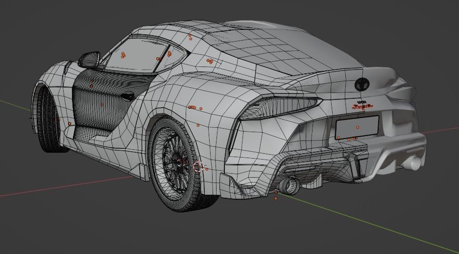 2021 Toyota Supra 3D model | CGTrader