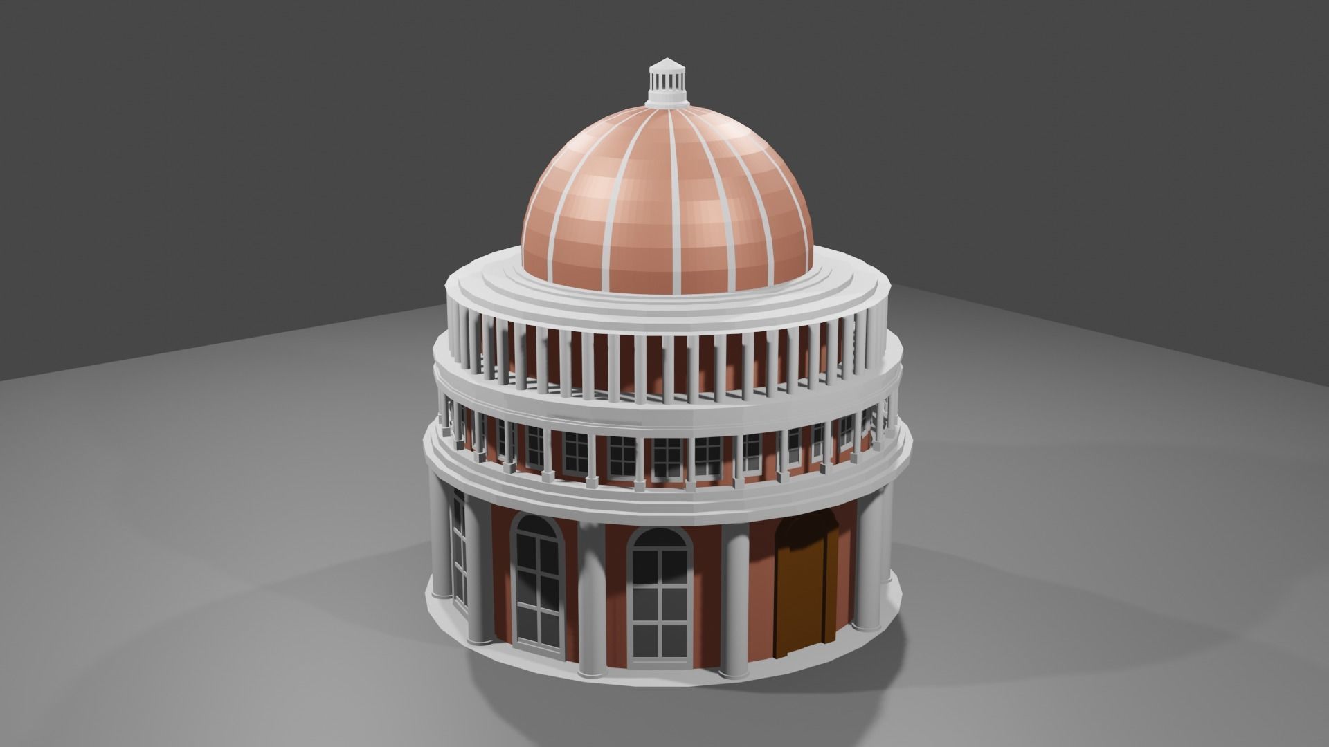 Library Building free VR / AR / low-poly 3D model | CGTrader