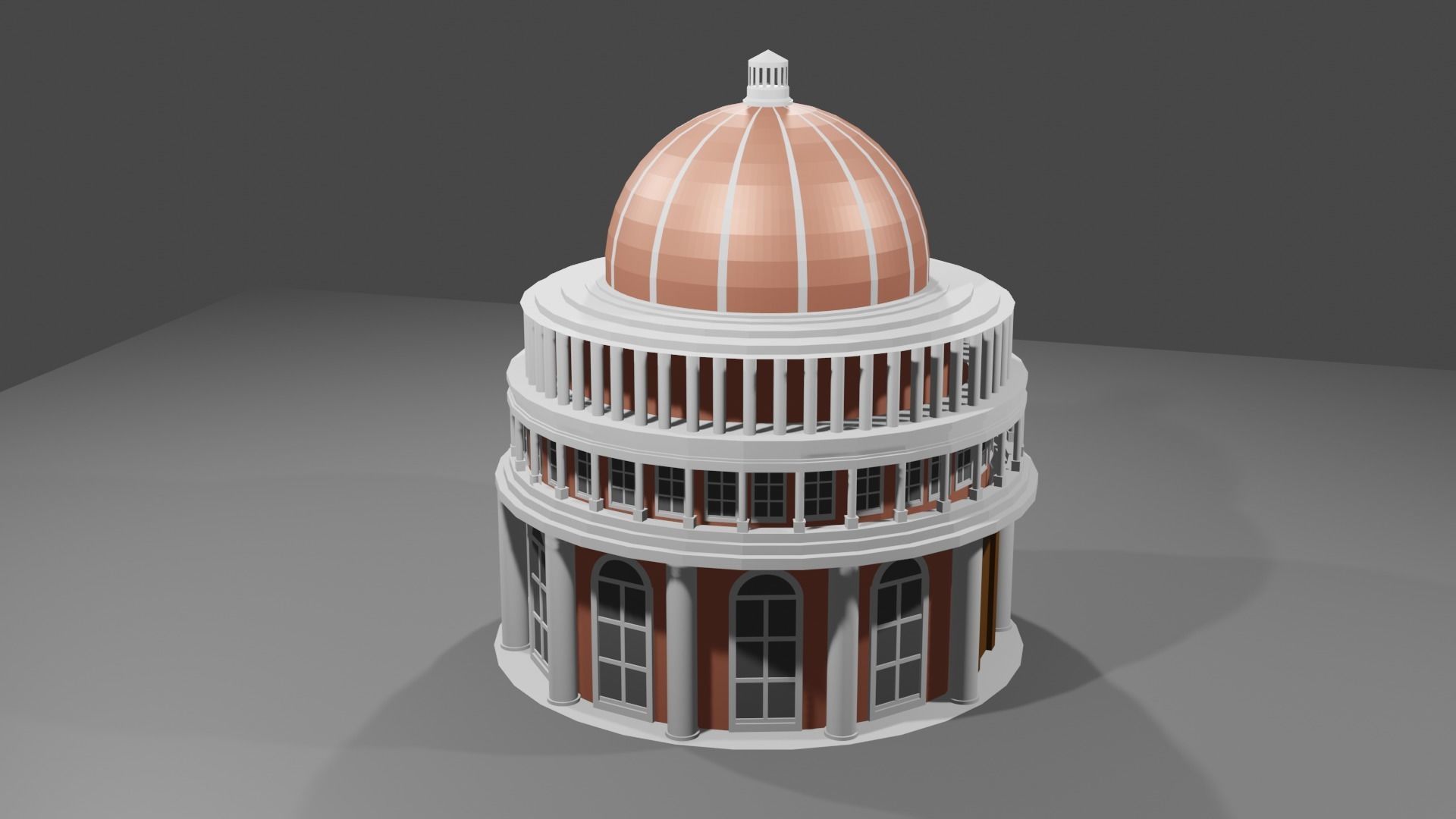 Library Building free VR / AR / low-poly 3D model | CGTrader