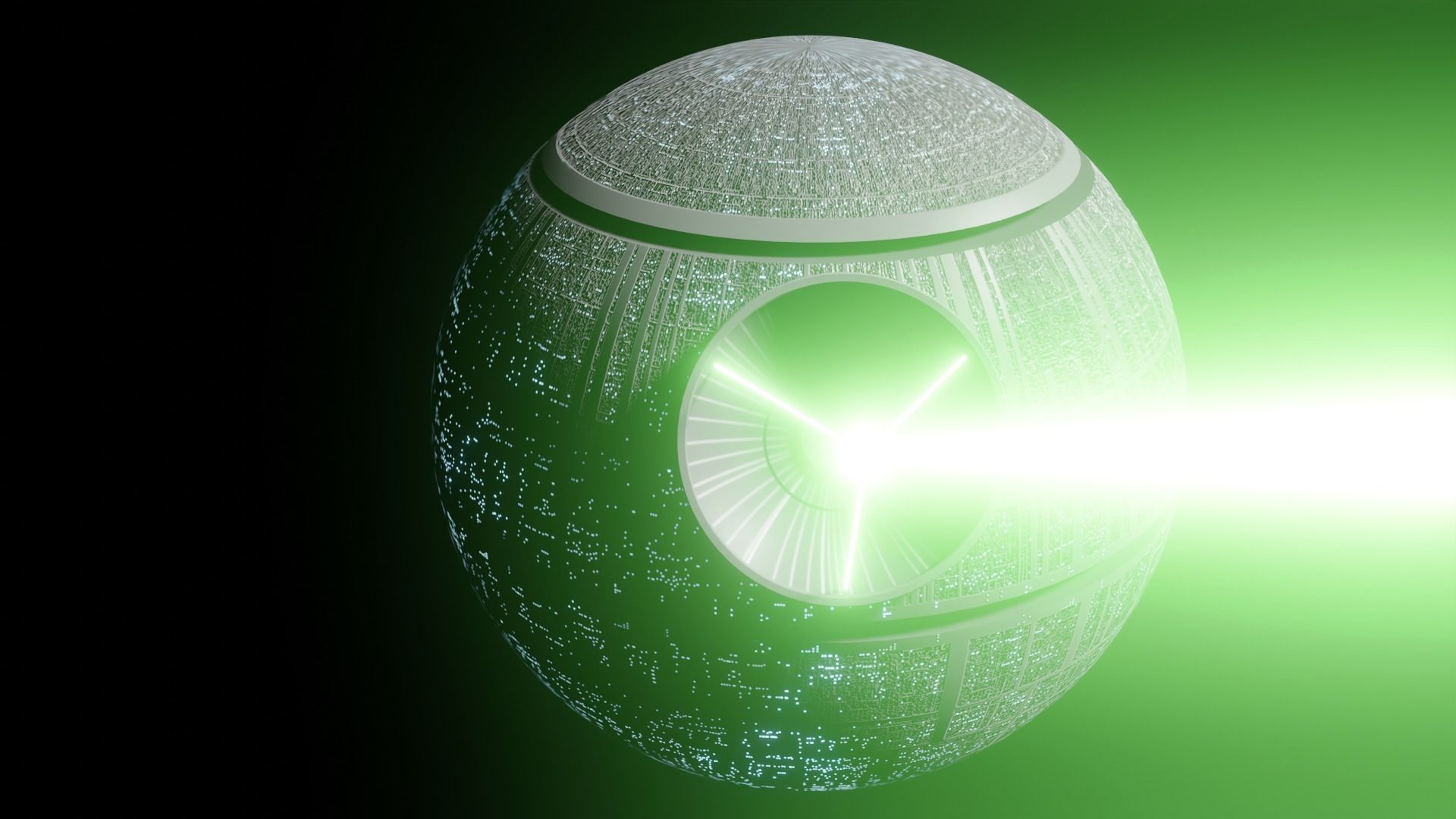 Death Star 3d model and laser canon free 3D model | CGTrader