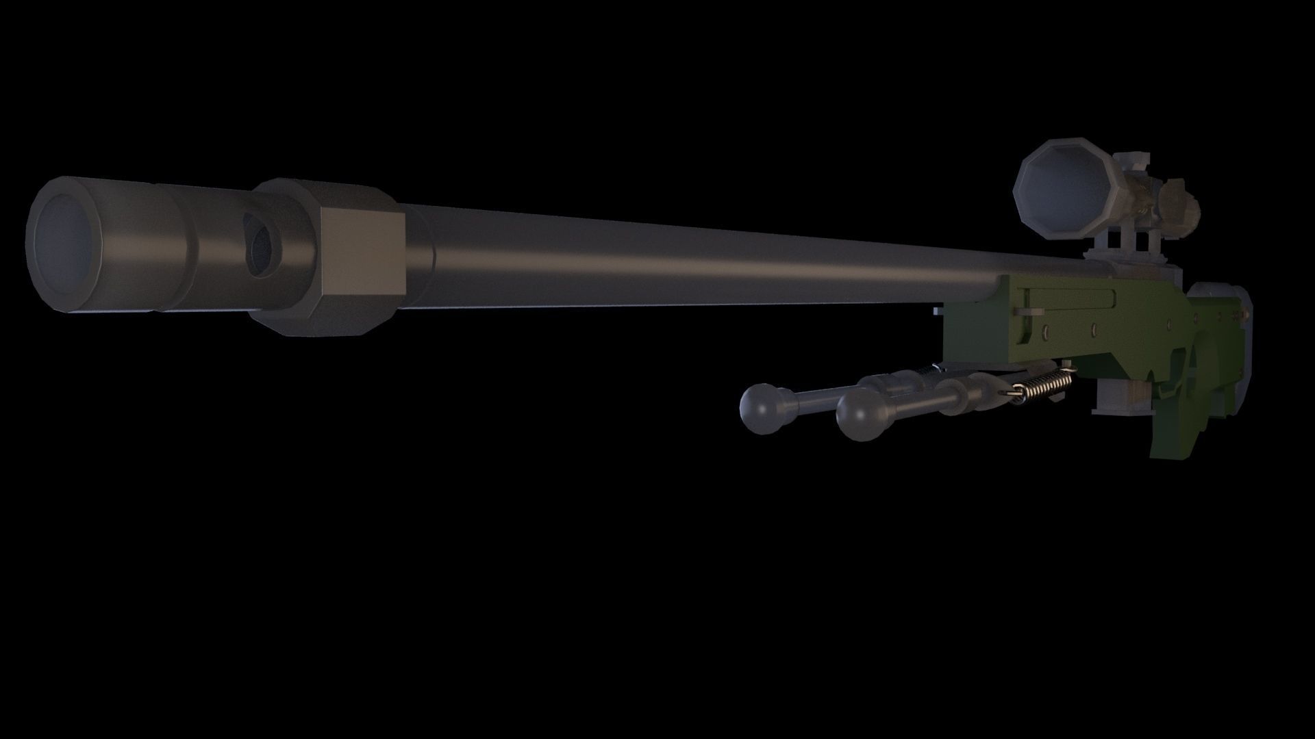 3D model CSGO AWP sniper rifle VR / AR / low-poly | CGTrader