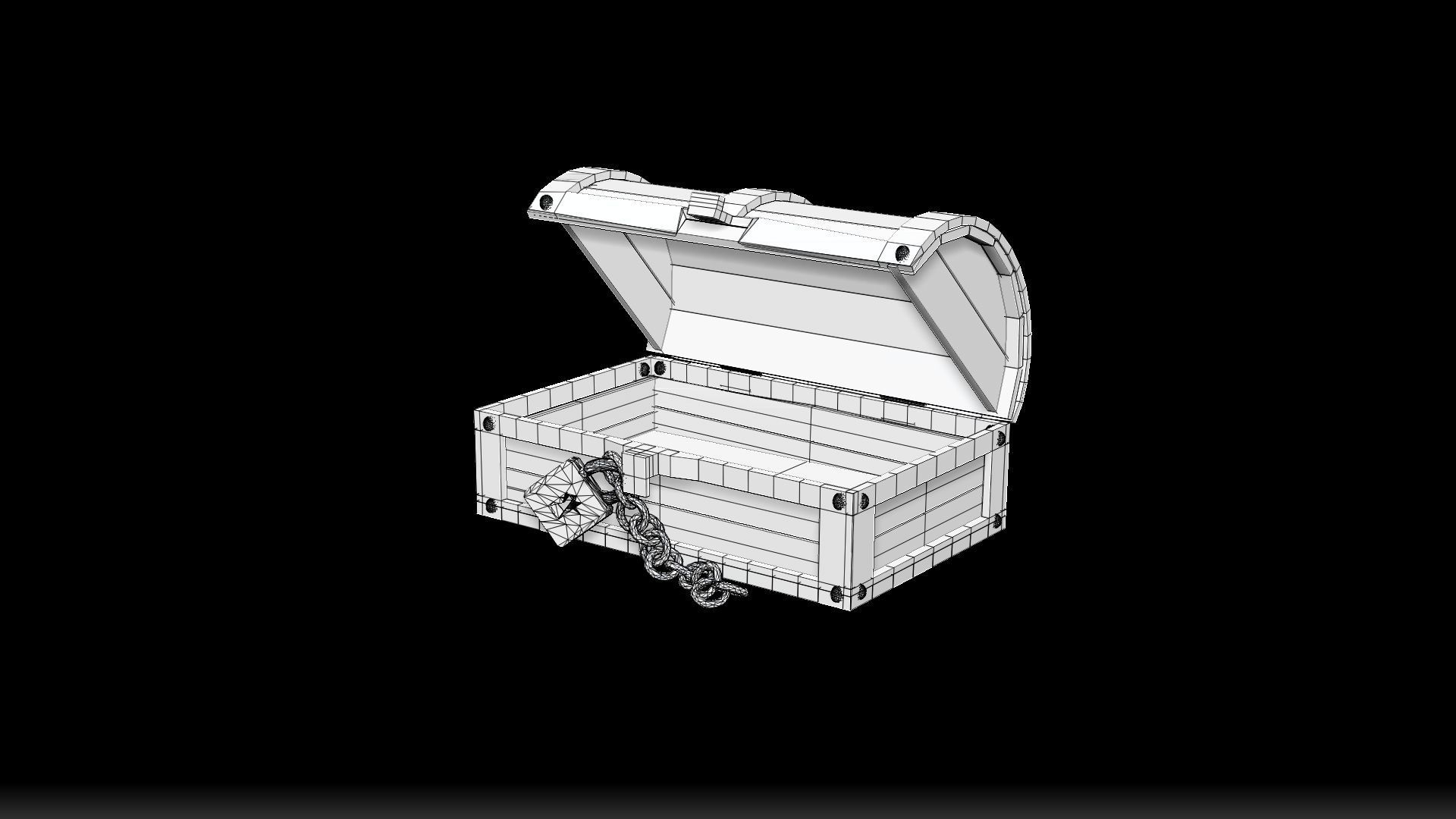 3D model Treasure Chest Box 1 VR / AR / low-poly | CGTrader