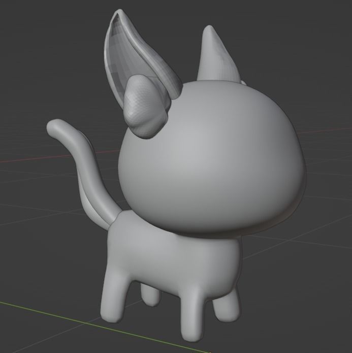 made by fan AXI vtuber cat model free 3D model 3D printable | CGTrader