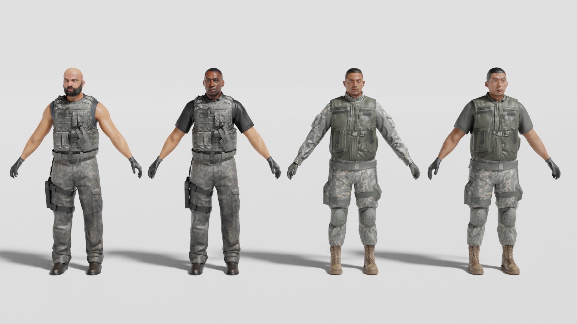 3D model Black Ops is a CIA unit military VR / AR / low-poly | CGTrader