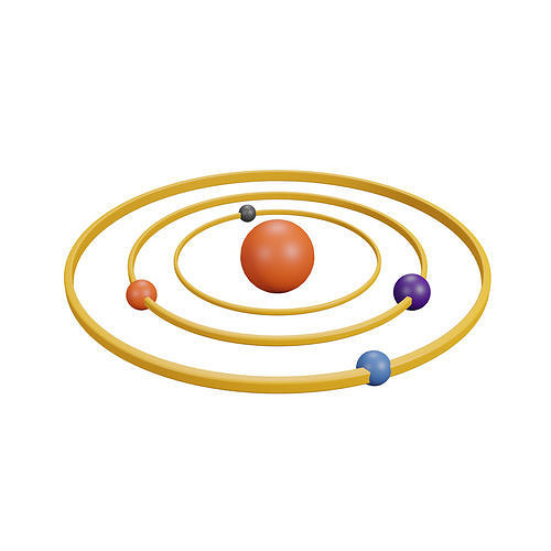 3D model Solar System 3D Model VR / AR / low-poly | CGTrader