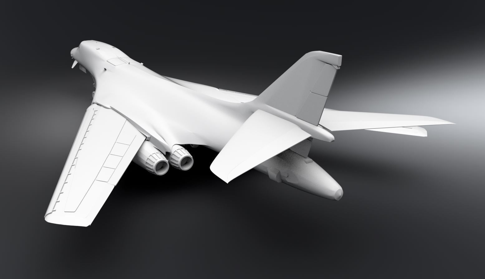 Rockwell B1 lancer Scale model 3D model 3D printable | CGTrader