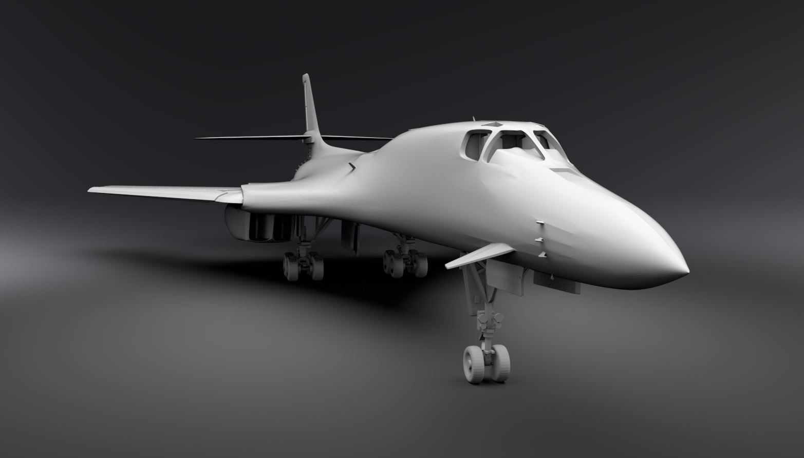 Rockwell B1 lancer Scale model 3D model 3D printable | CGTrader