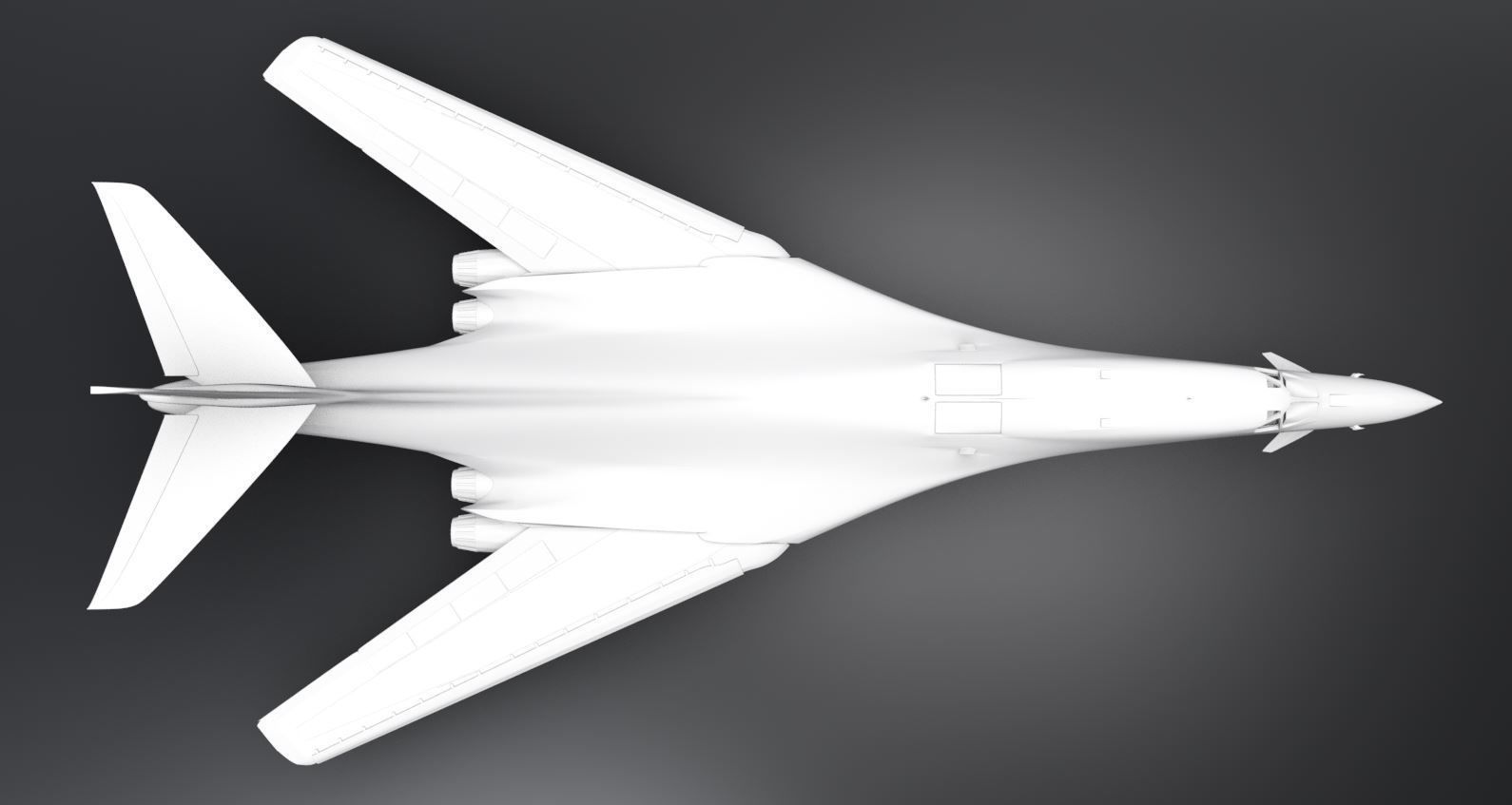Rockwell B1 lancer Scale model 3D model 3D printable | CGTrader