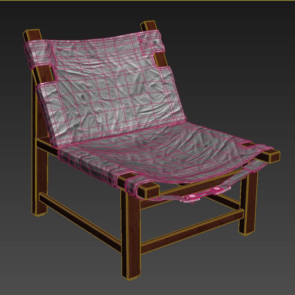 Primitive collections Winchester leather chair 3D model | CGTrader