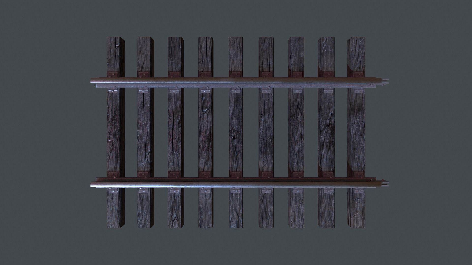 3D model Rail road VR / AR / low-poly | CGTrader