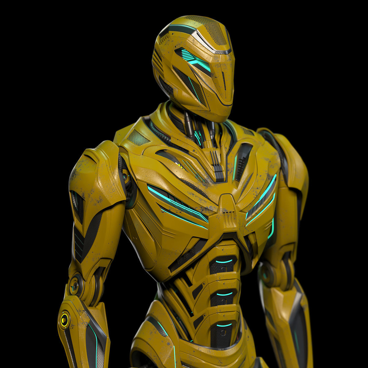 ROBOT ALIEN MECH 2 - RIGGED 3D model animated rigged | CGTrader