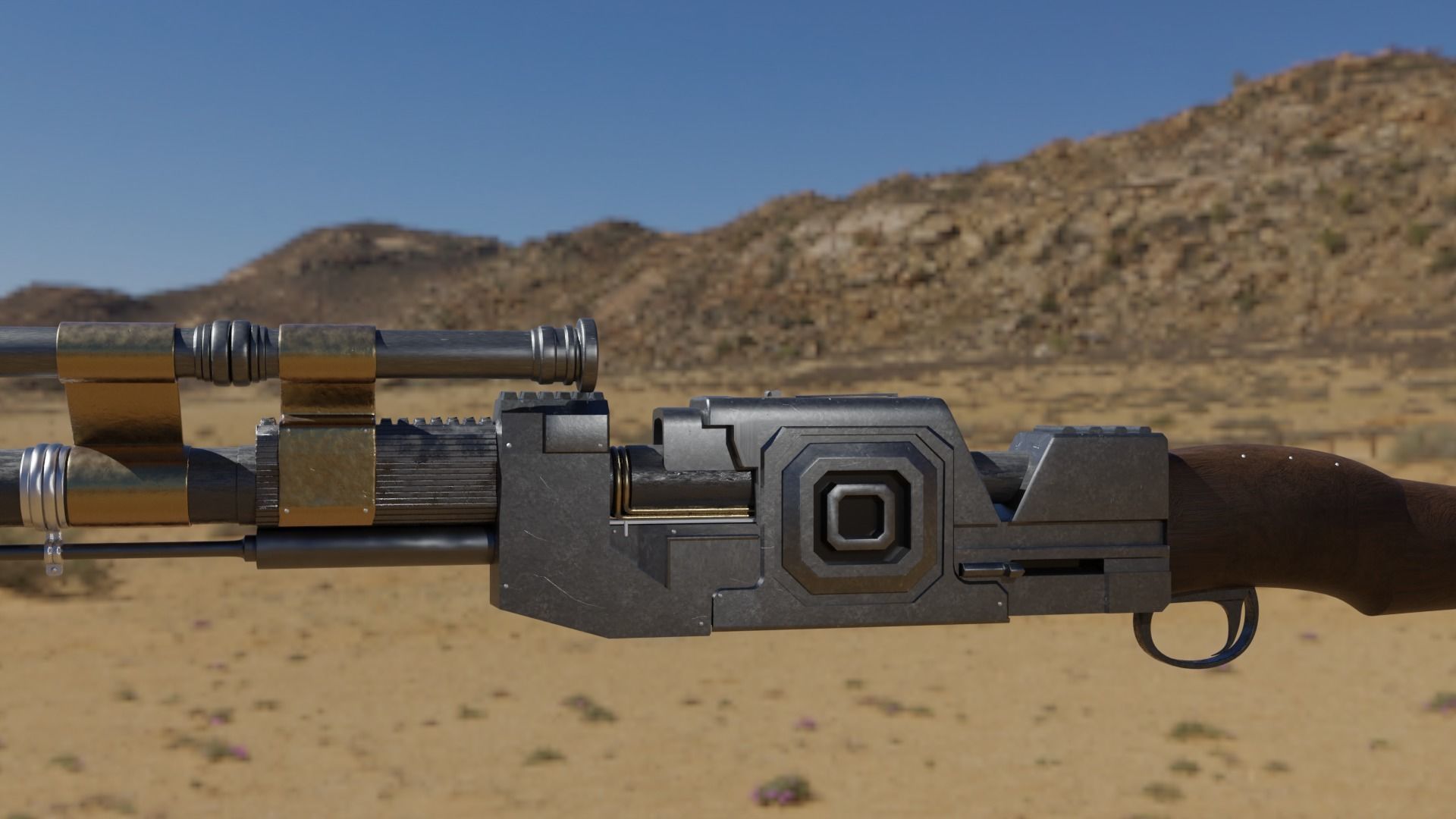 star Wars mandalorian RIFLE 3D model | CGTrader