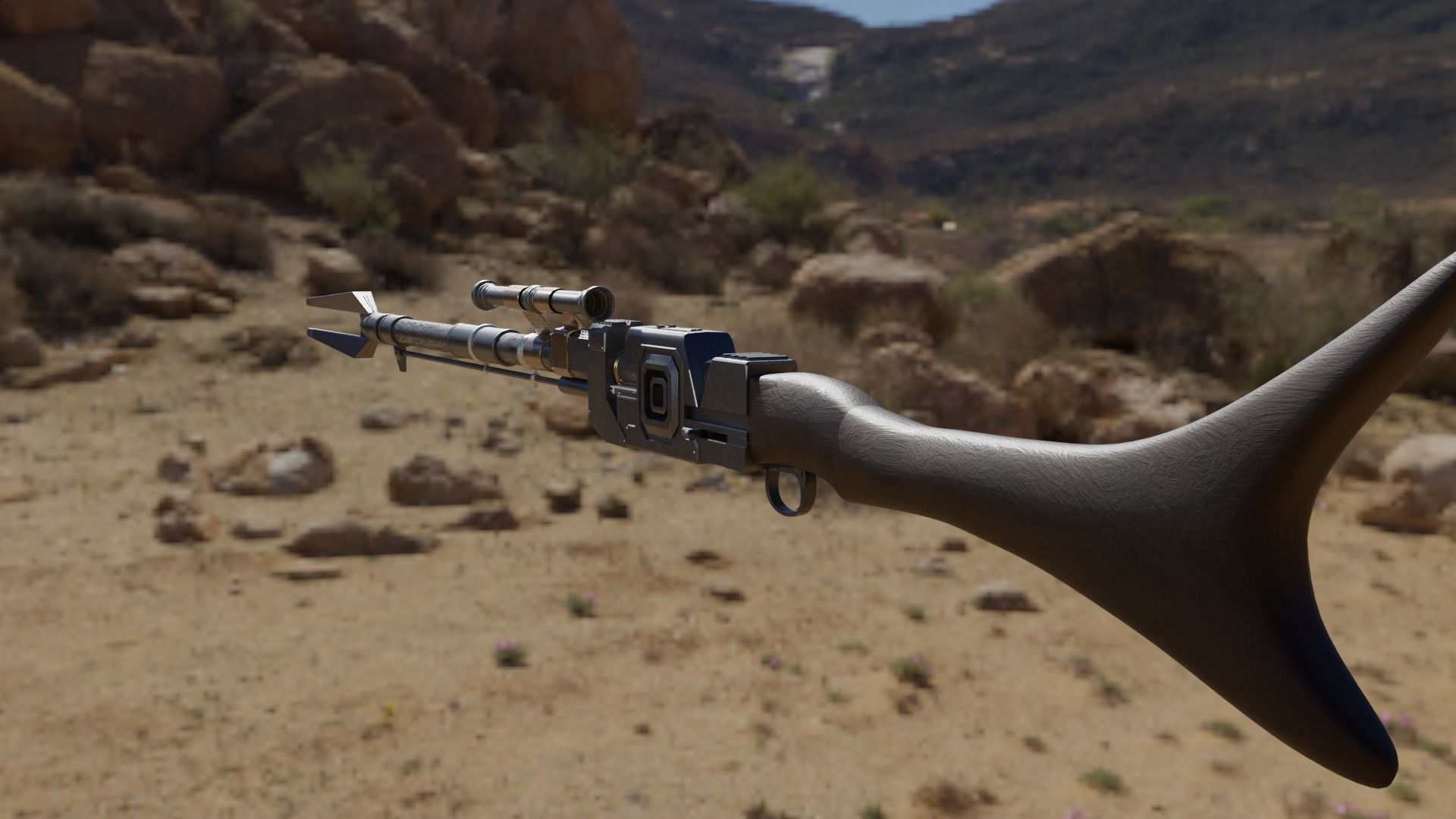 star Wars mandalorian RIFLE 3D model | CGTrader