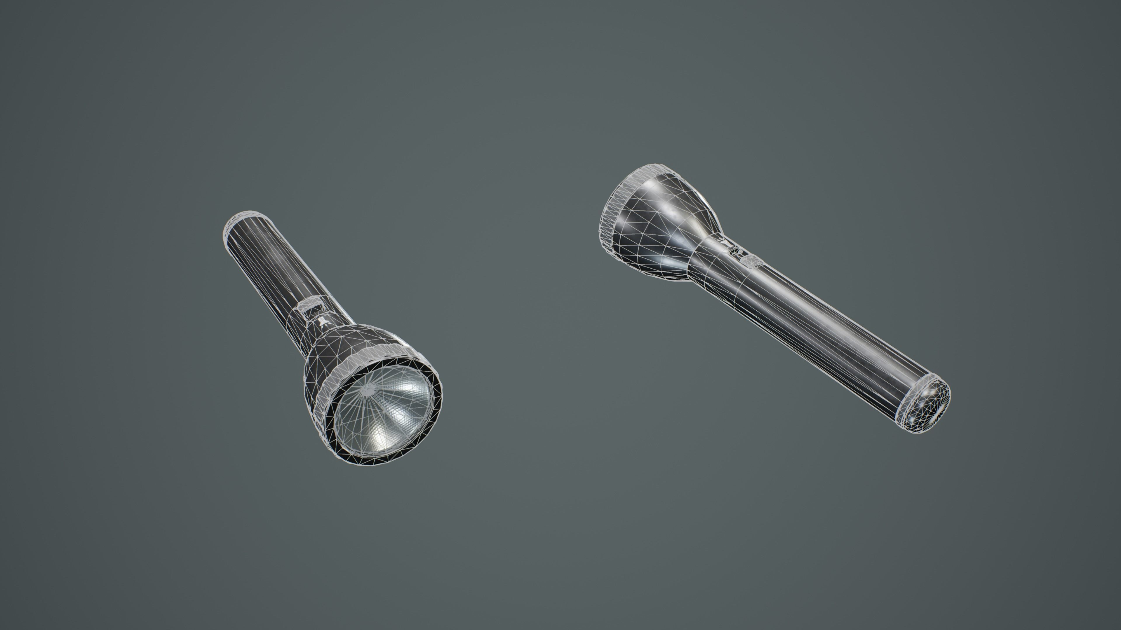 Survival Props Package - Flashlight free VR / AR / low-poly 3D model ...