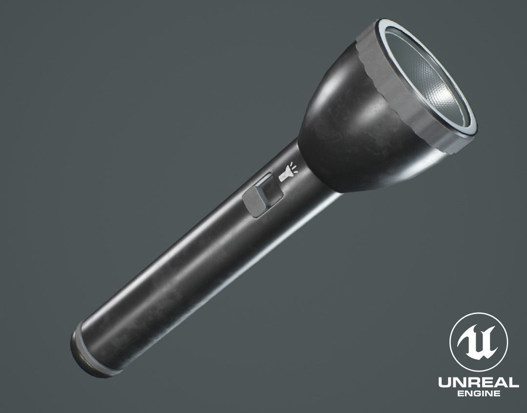 Survival Props Package - Flashlight free VR / AR / low-poly 3D model ...