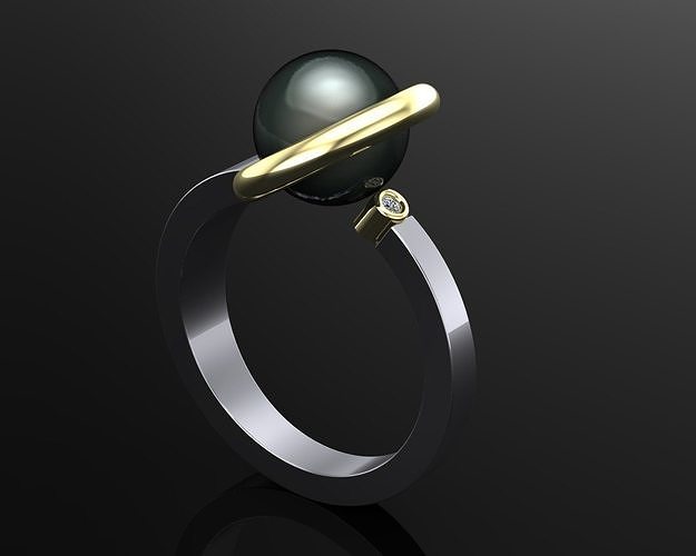 Ring Planet 3D model 3D printable | CGTrader