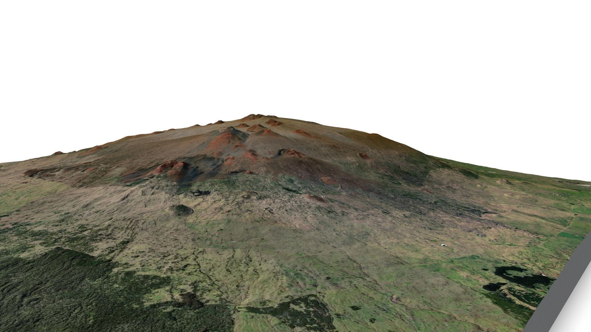 Mountain landscape Mauna Kea Forest Reserve Hawaii 3D model | CGTrader