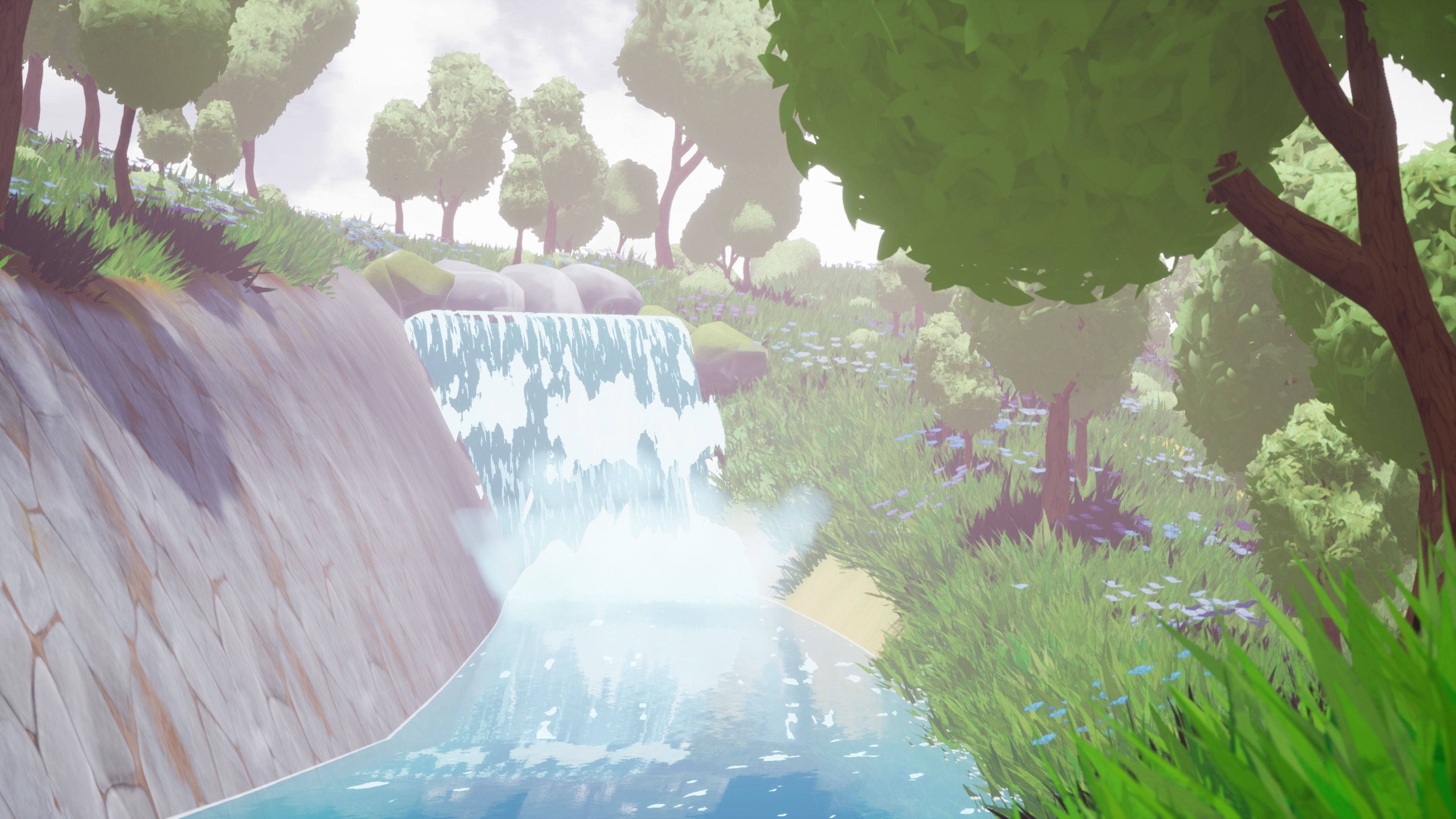 3D model Stylized Nature Pack UE4 VR / AR / low-poly | CGTrader