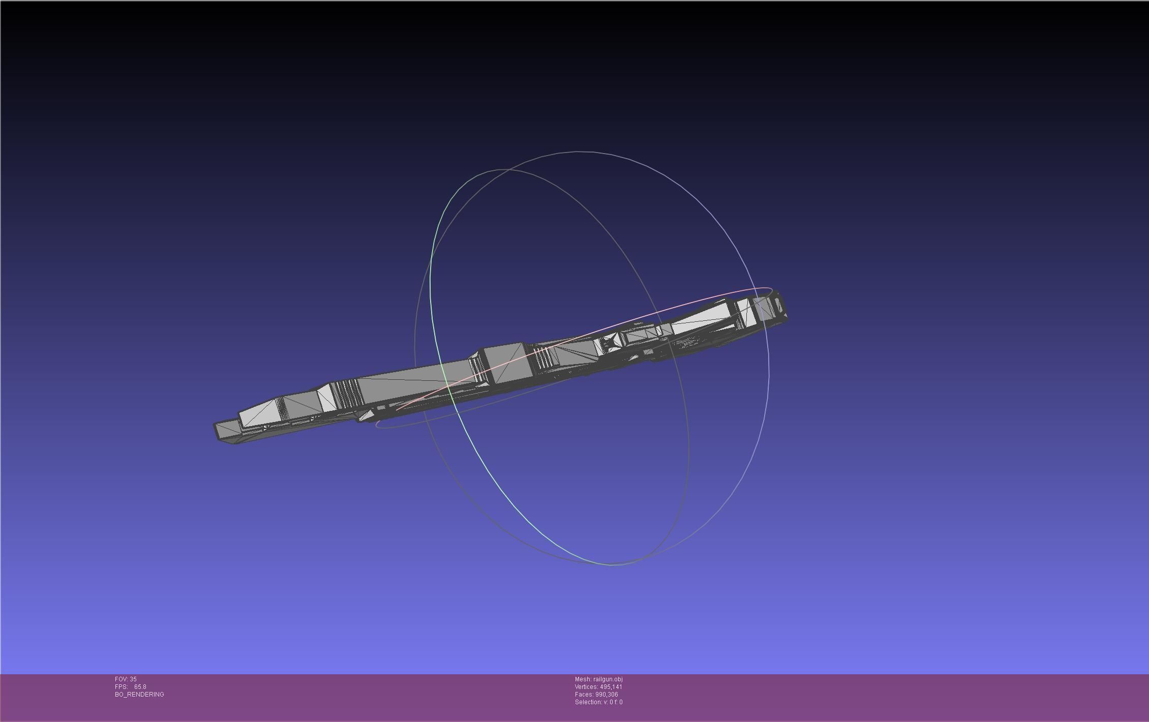 Murder Drones Uzi Railgun Basic Model 3D model | CGTrader