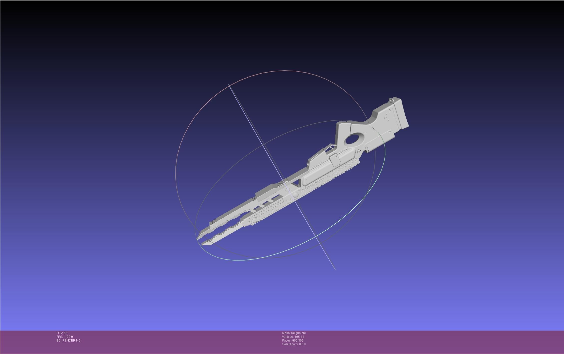 Murder Drones Uzi Railgun Basic Model 3D model | CGTrader
