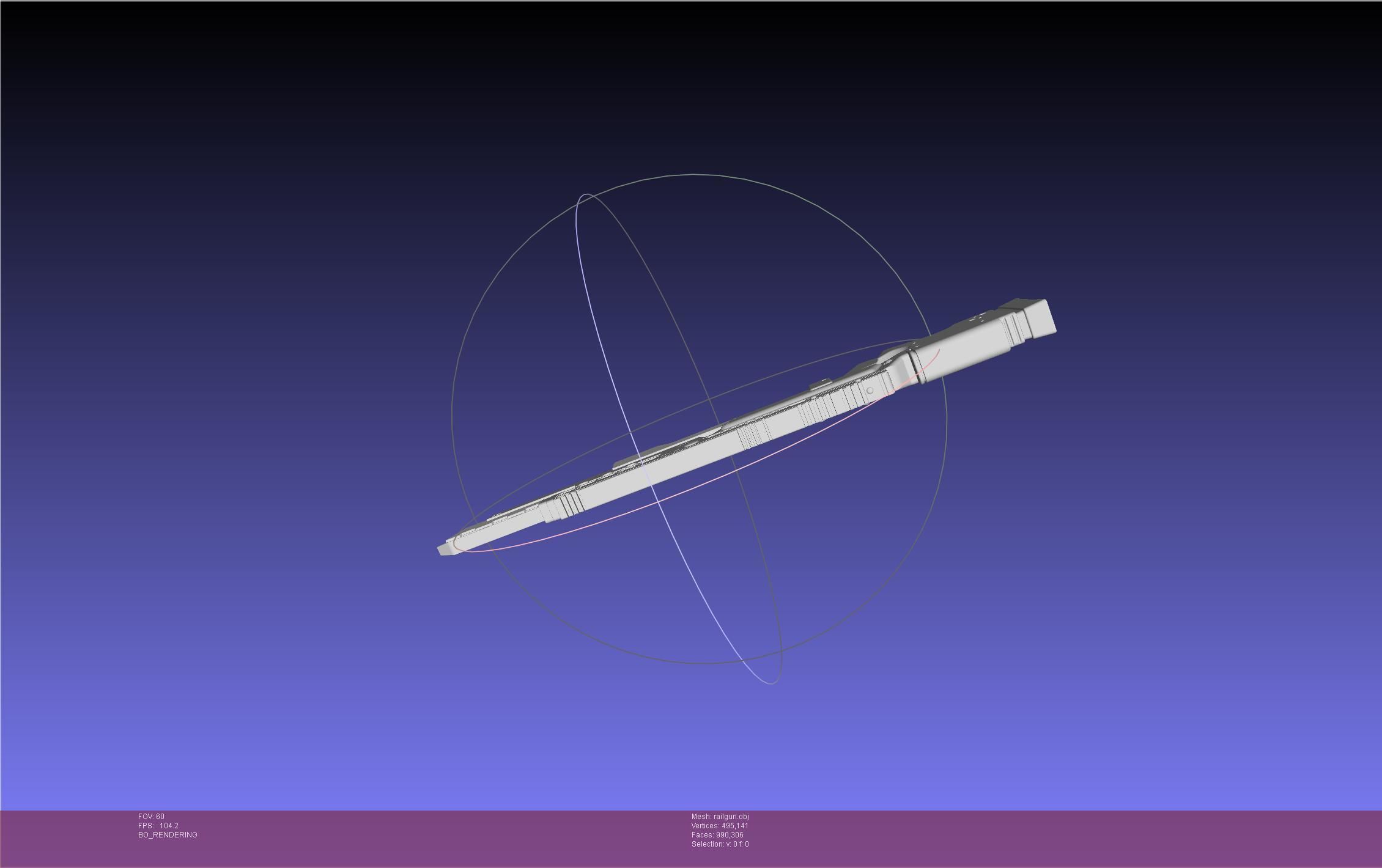 Murder Drones Uzi Railgun Basic Model 3D model | CGTrader