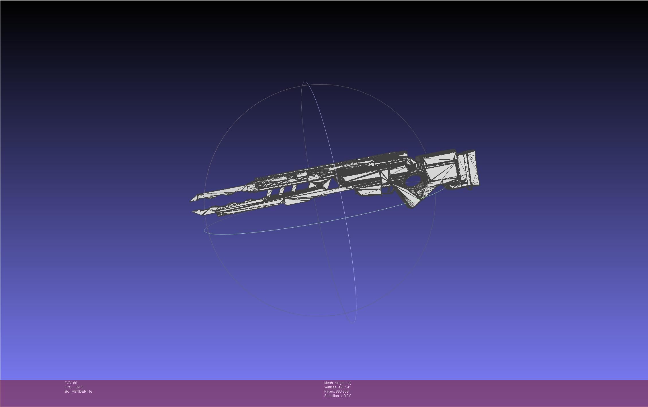 Murder Drones Uzi Railgun Basic Model 3D model | CGTrader