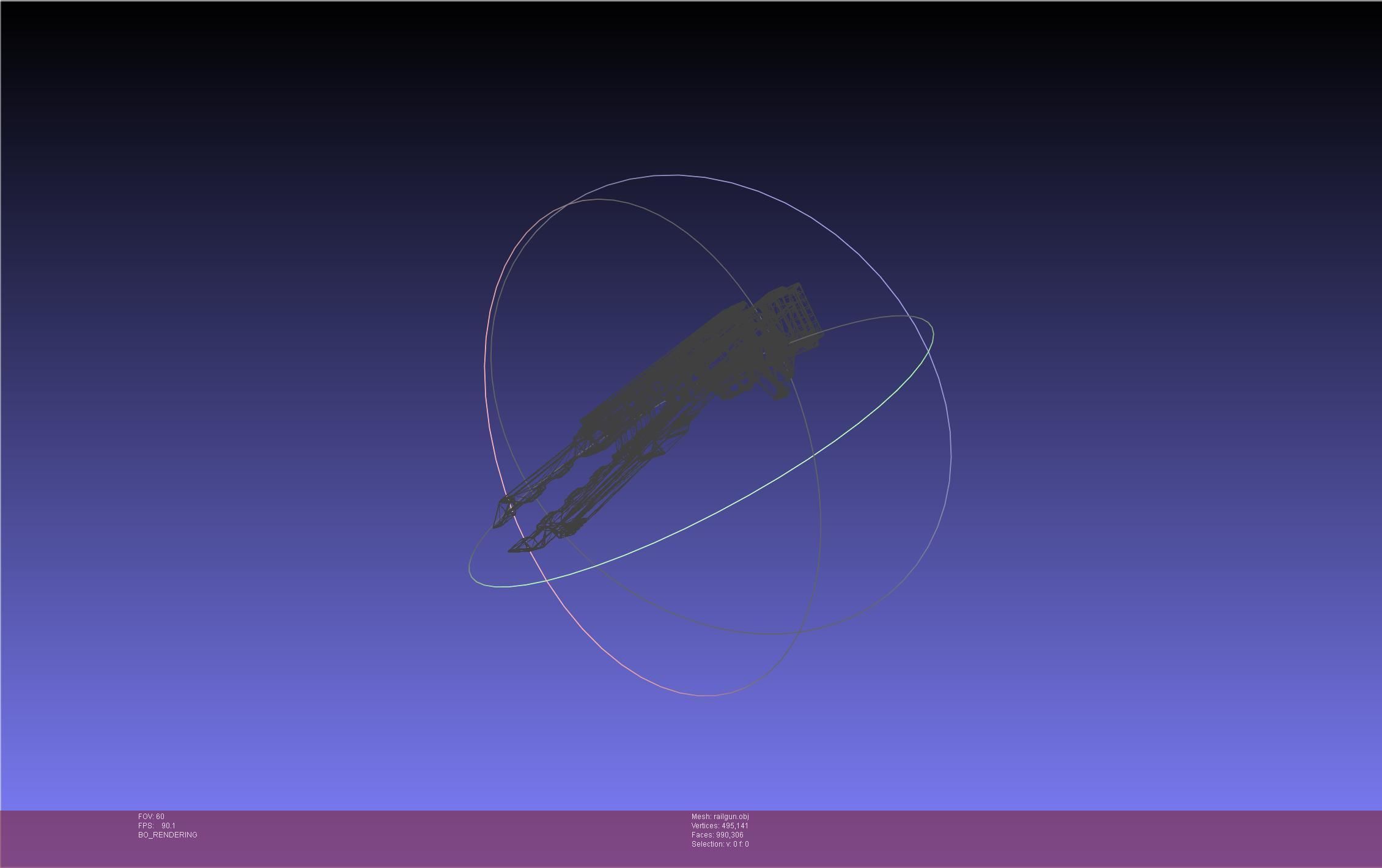 Murder Drones Uzi Railgun Basic Model 3D model | CGTrader