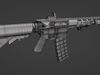 AR-15 Carbine Rifle free 3D model | CGTrader