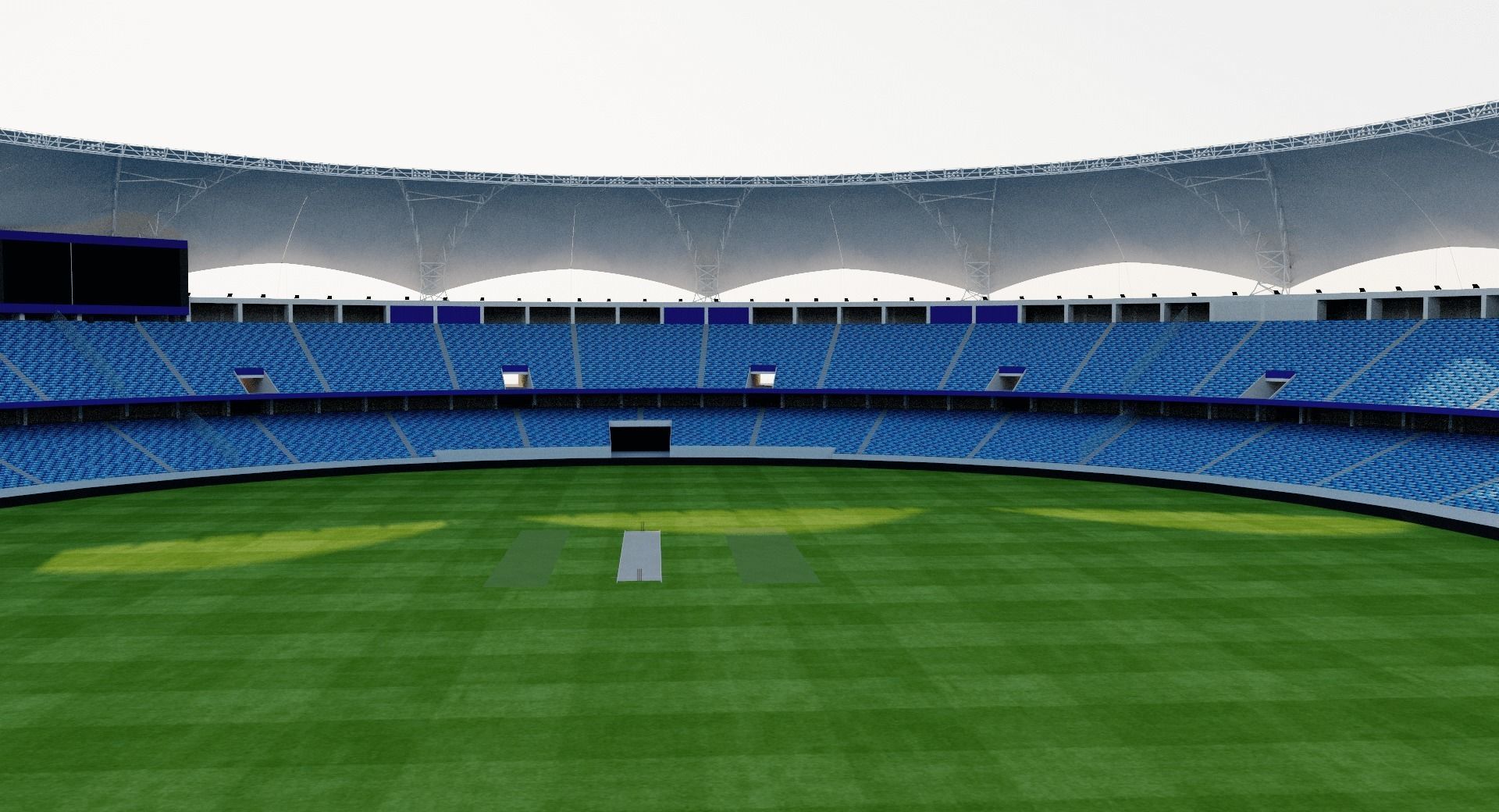 Dubai International Cricket Stadium - UAE 3D model | CGTrader