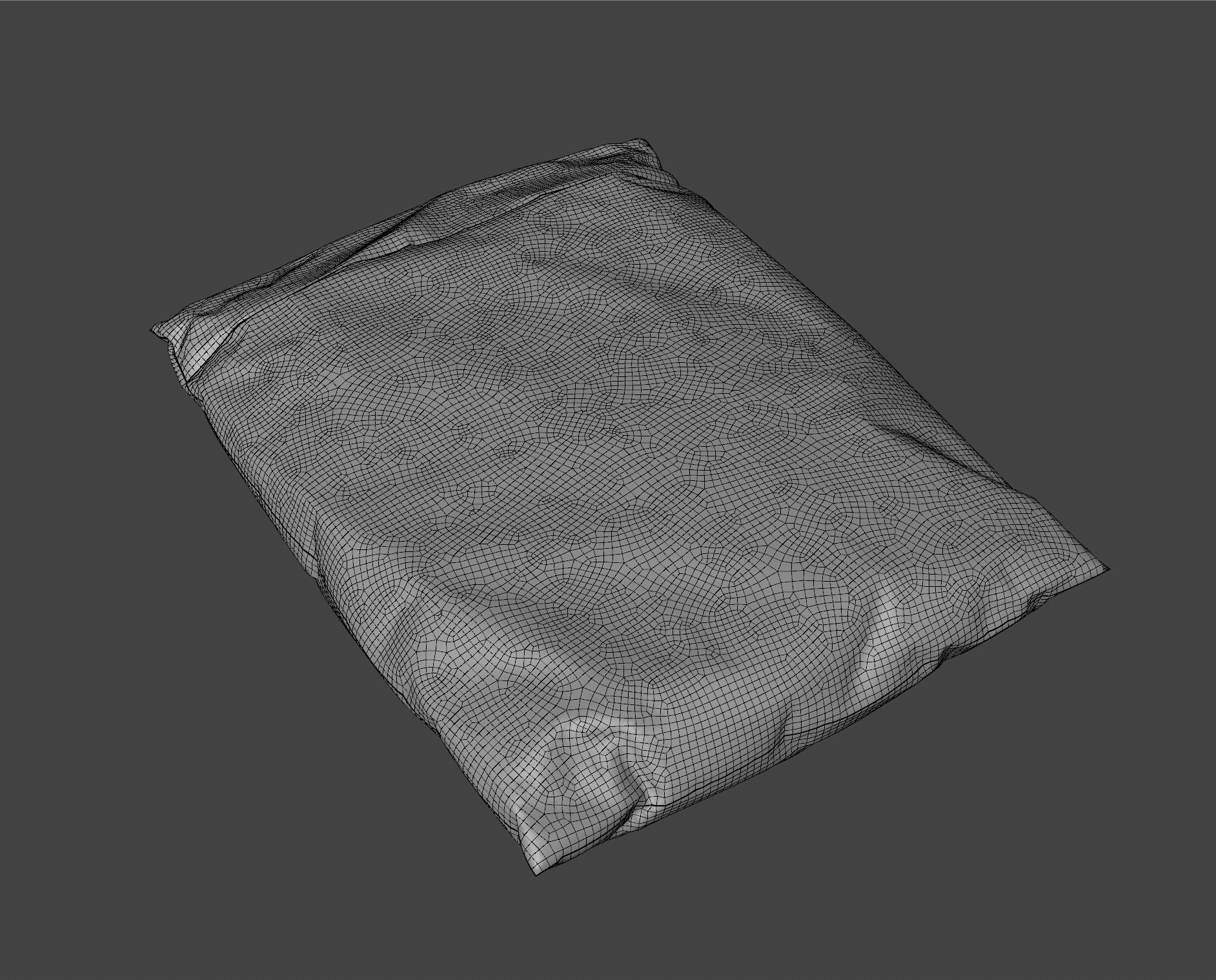 3D model 3d Mailing Bag Package 3D model Low-poly 3D model VR / AR ...