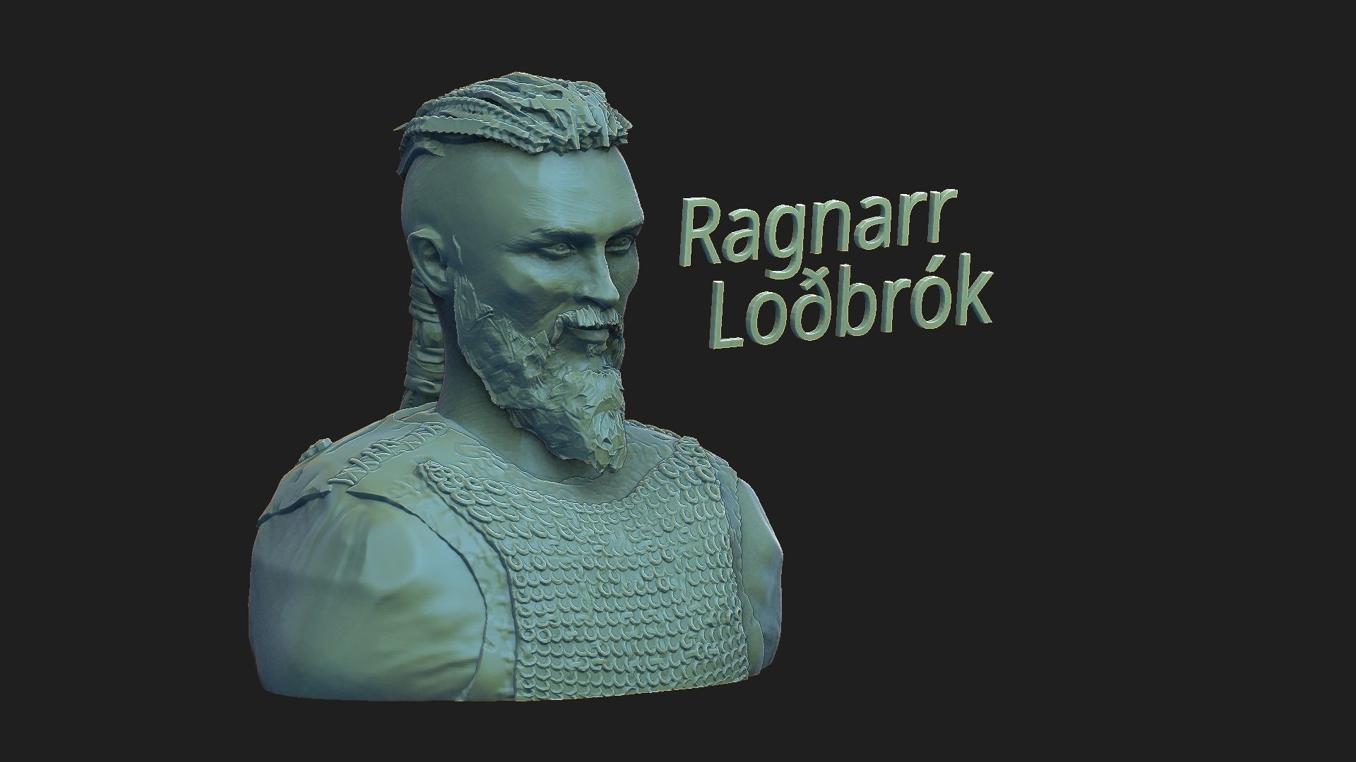 ragnar stylized 3d model 3D model 3D printable | CGTrader