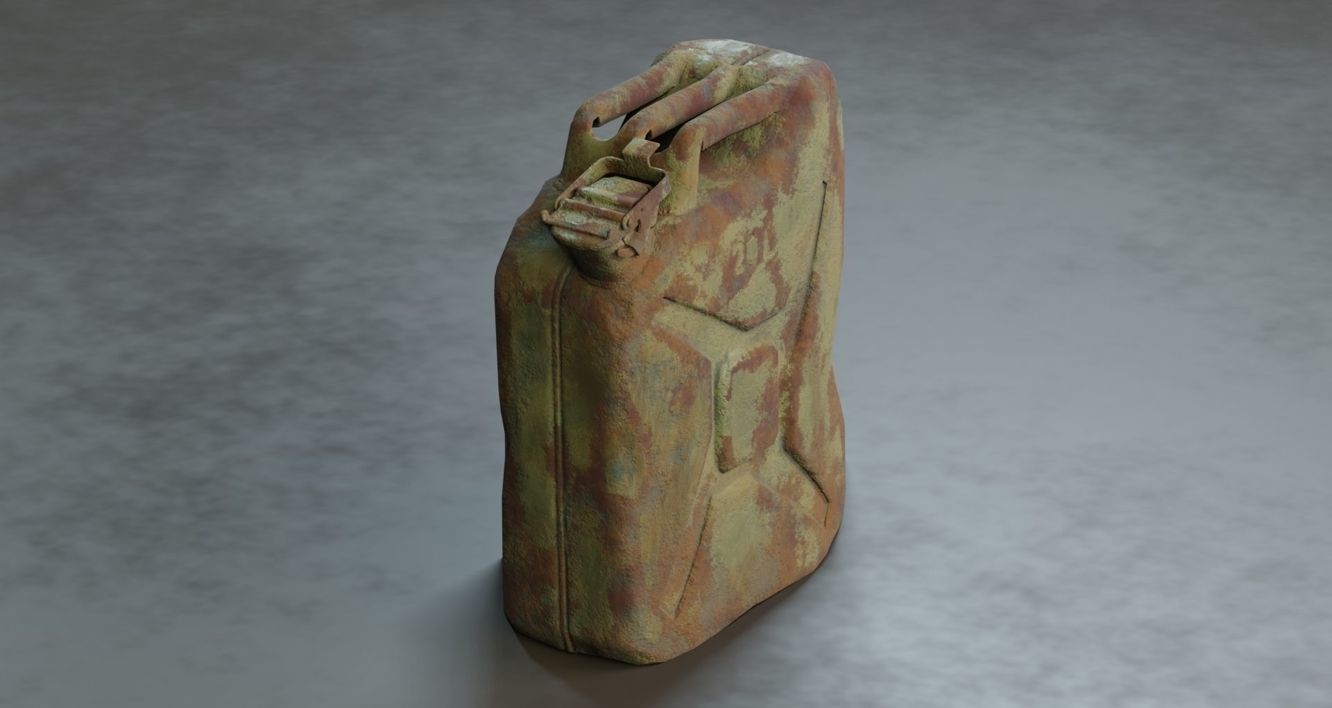 3D model Canister 20L crumpled VR / AR / low-poly | CGTrader