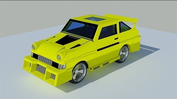 Car and robot free 3D model | CGTrader