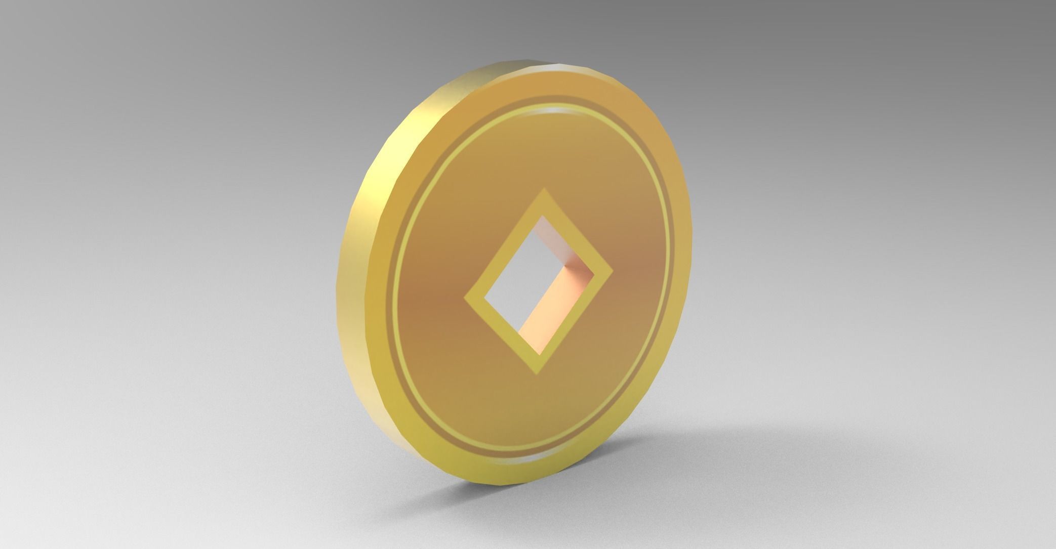 3D model Gold Coin 3D VR / AR / low-poly | CGTrader