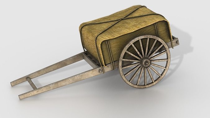 3D model Feudal Japanese Cart VR / AR / low-poly | CGTrader