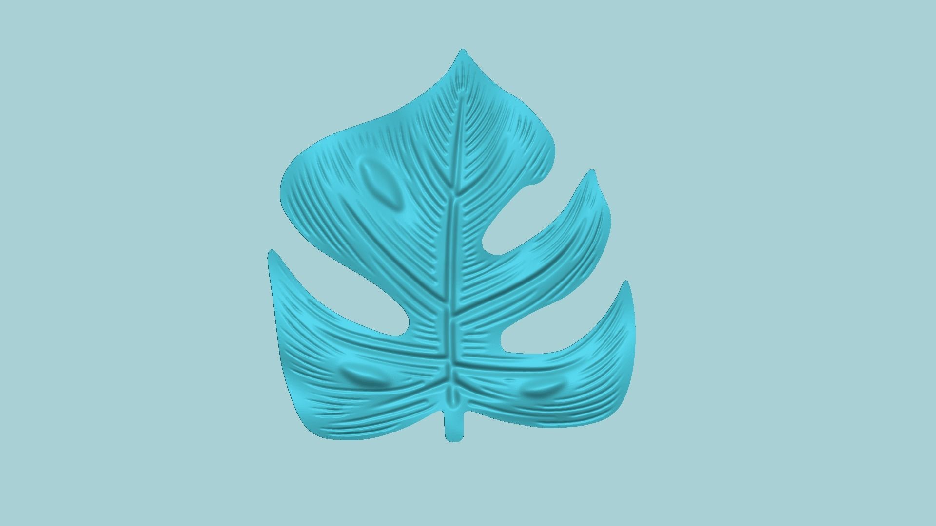 Adams Rib Leaf 02 - Molding Arrangement EVA Foam Craft 3D model 3D ...
