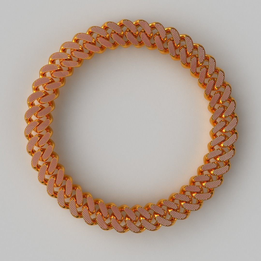 Cuban Link Chain Octane Render 3D model | CGTrader