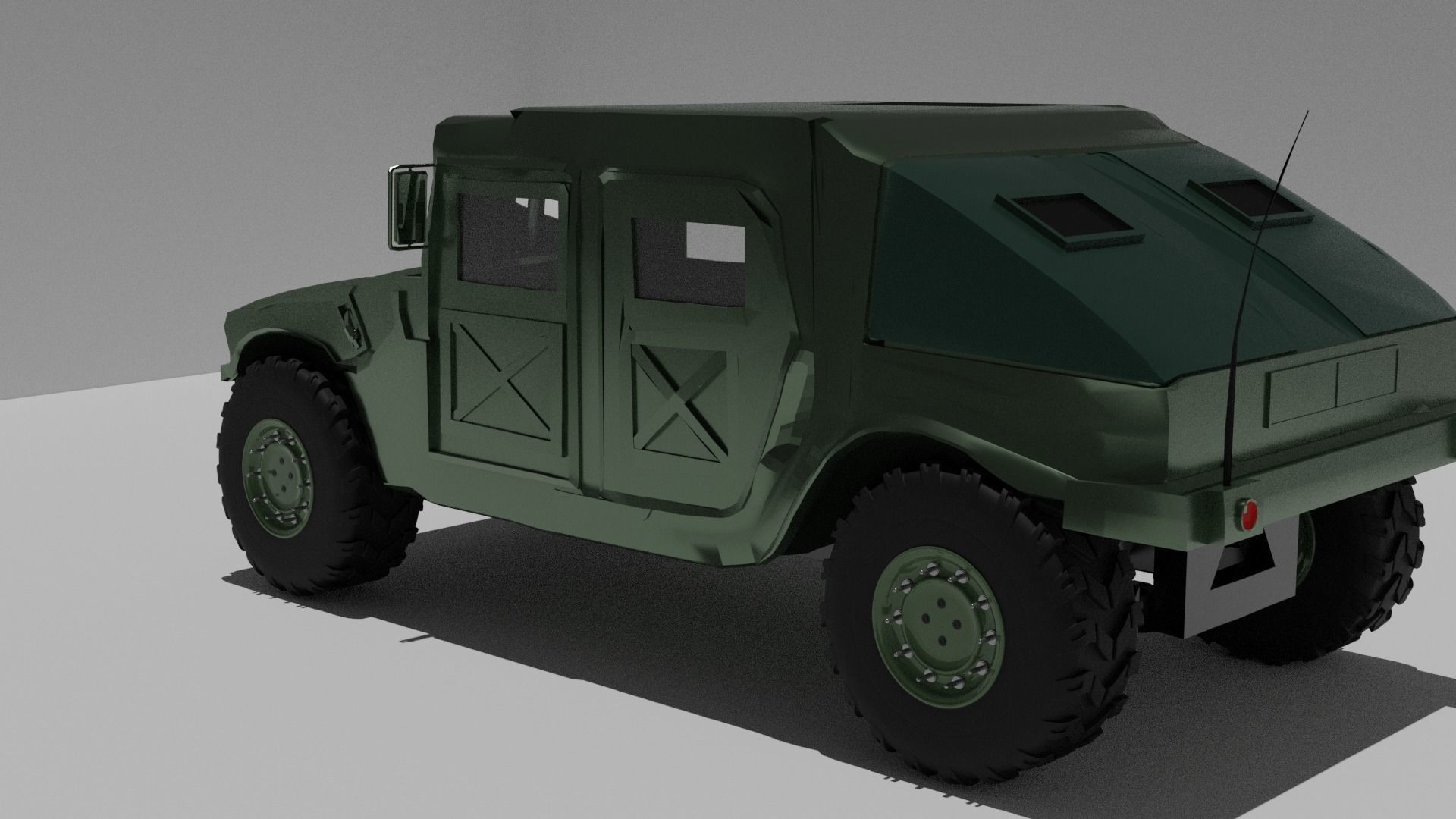 Humvee free 3D model | CGTrader