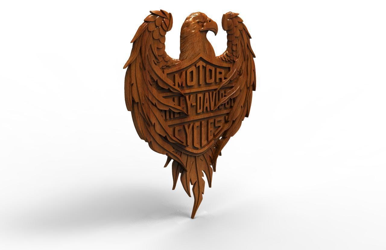Harley Davidson CNC 10 3D model 3D printable | CGTrader