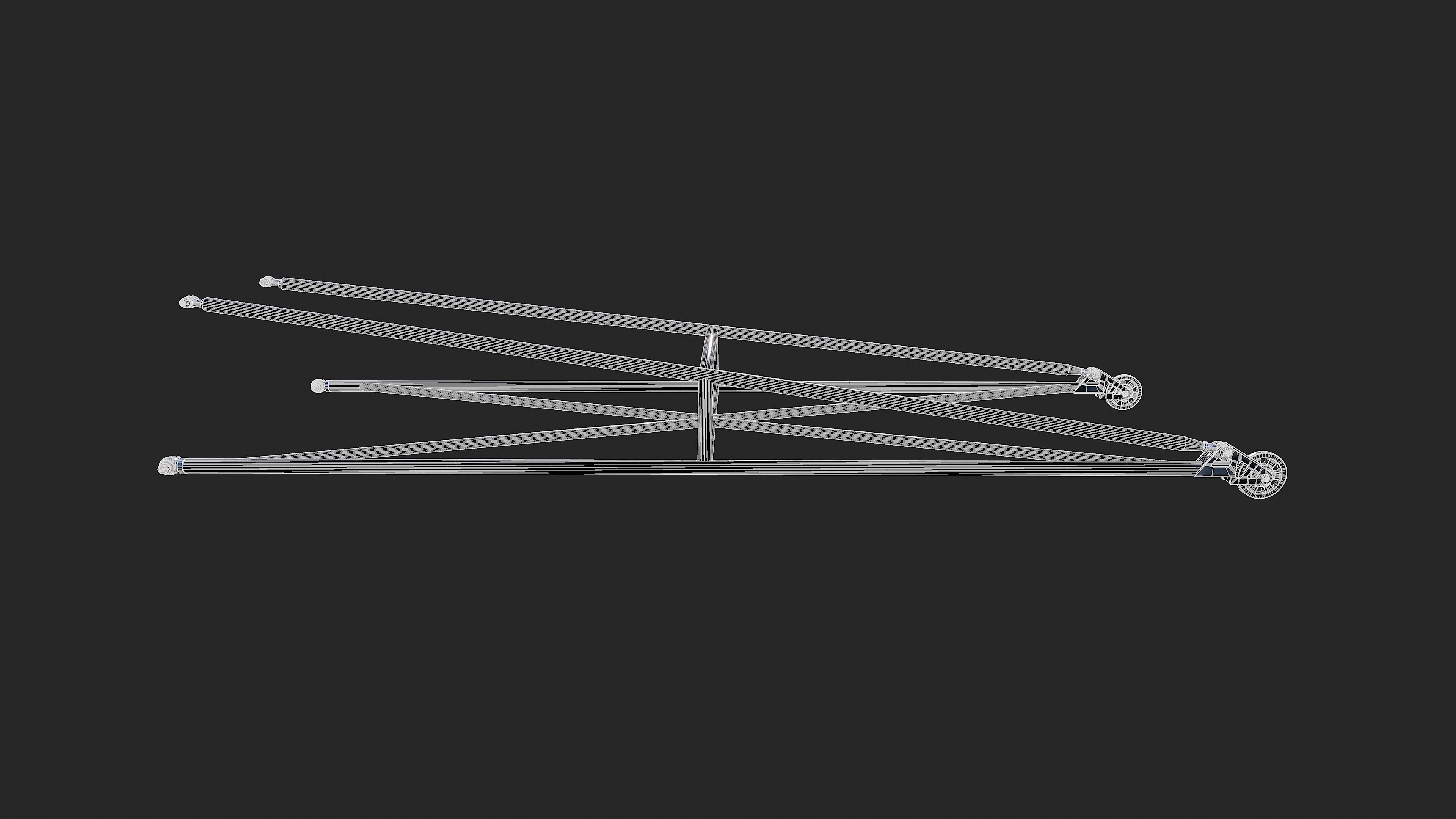 Drag Racing Wheelie Bar 3D model | CGTrader