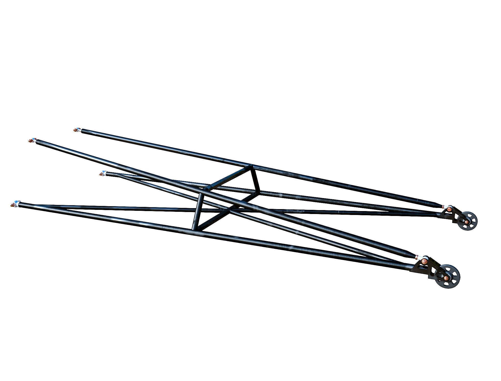 Drag Racing Wheelie Bar 3D model | CGTrader