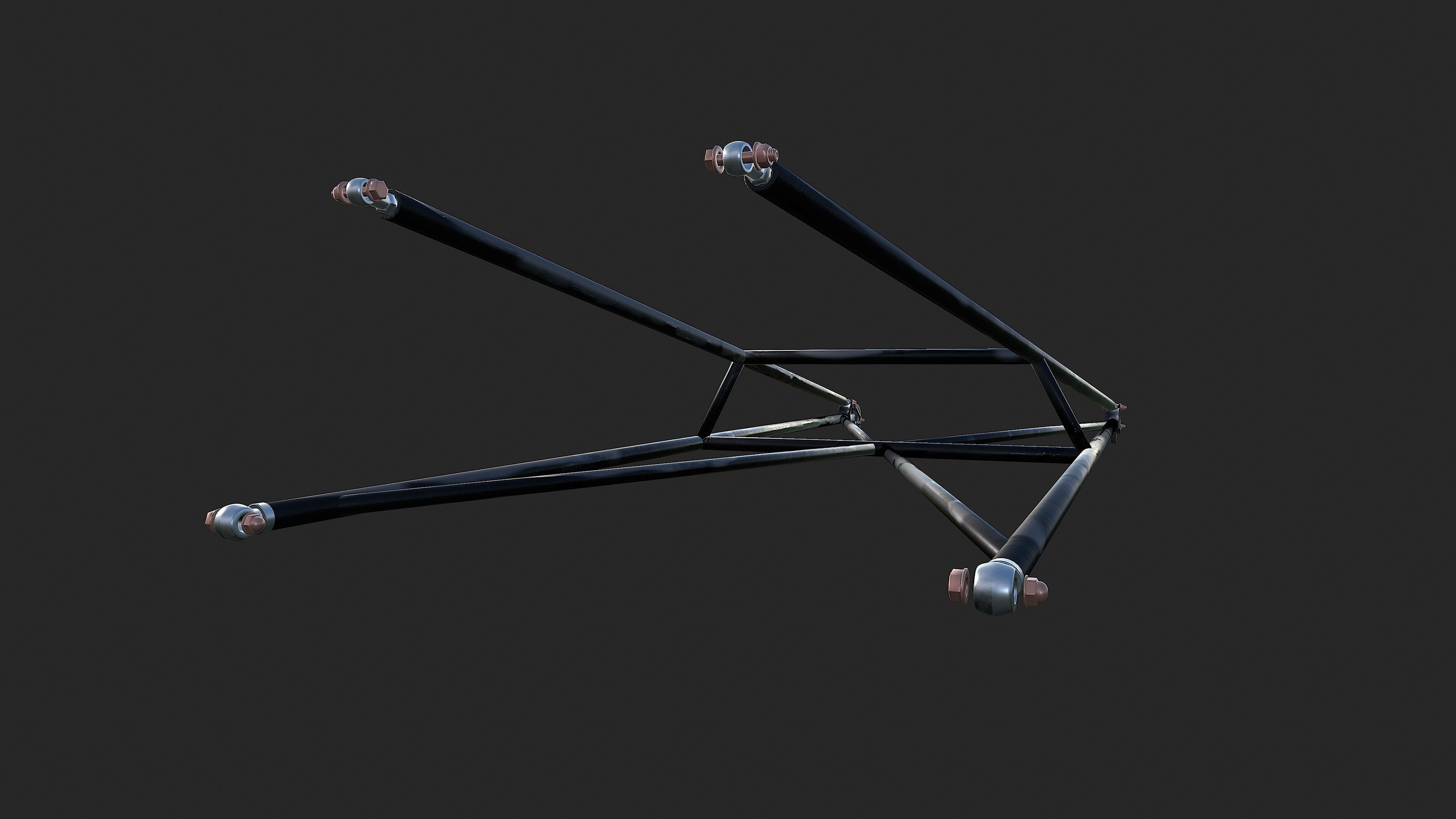 Drag Racing Wheelie Bar 3D model | CGTrader